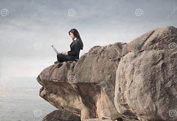 Networking stock photo. Image of mountain, business, seaside - 19049790