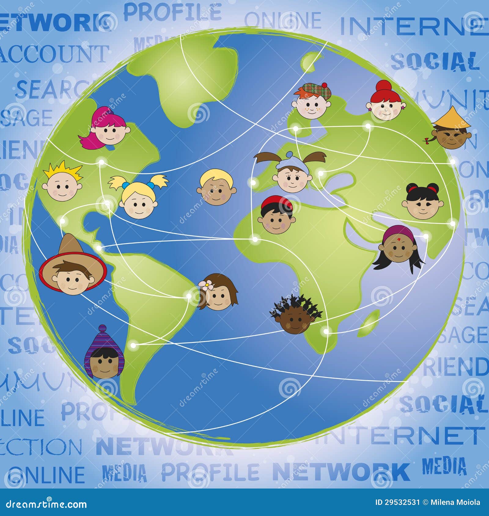 Networking stock illustration. Illustration of human - 29532531