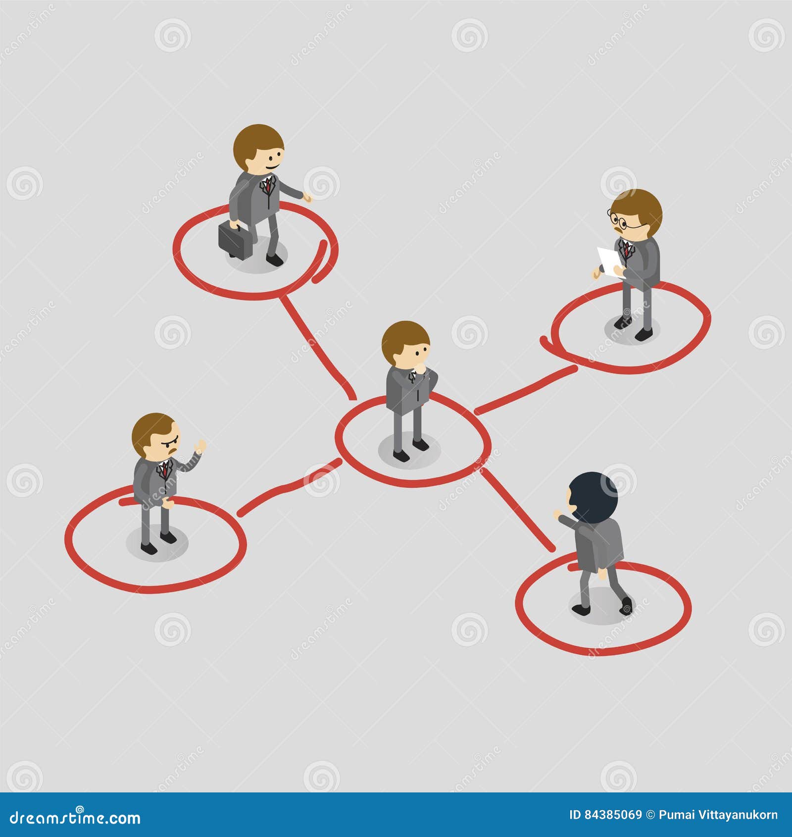 Networking business people stock vector. Illustration of holding - 84385069