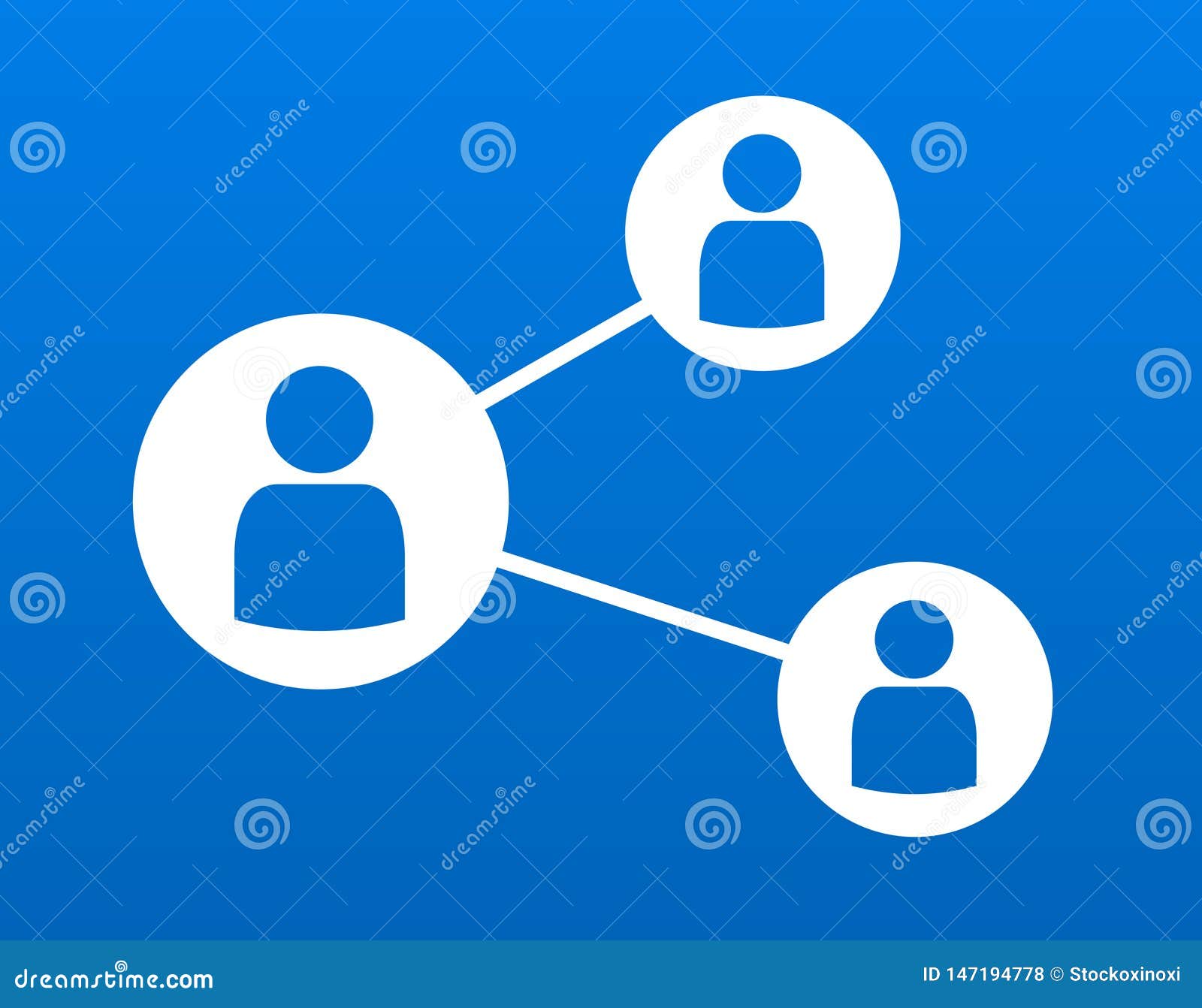 Networking Business Social Communication Concept Icon Symbol Vector ...