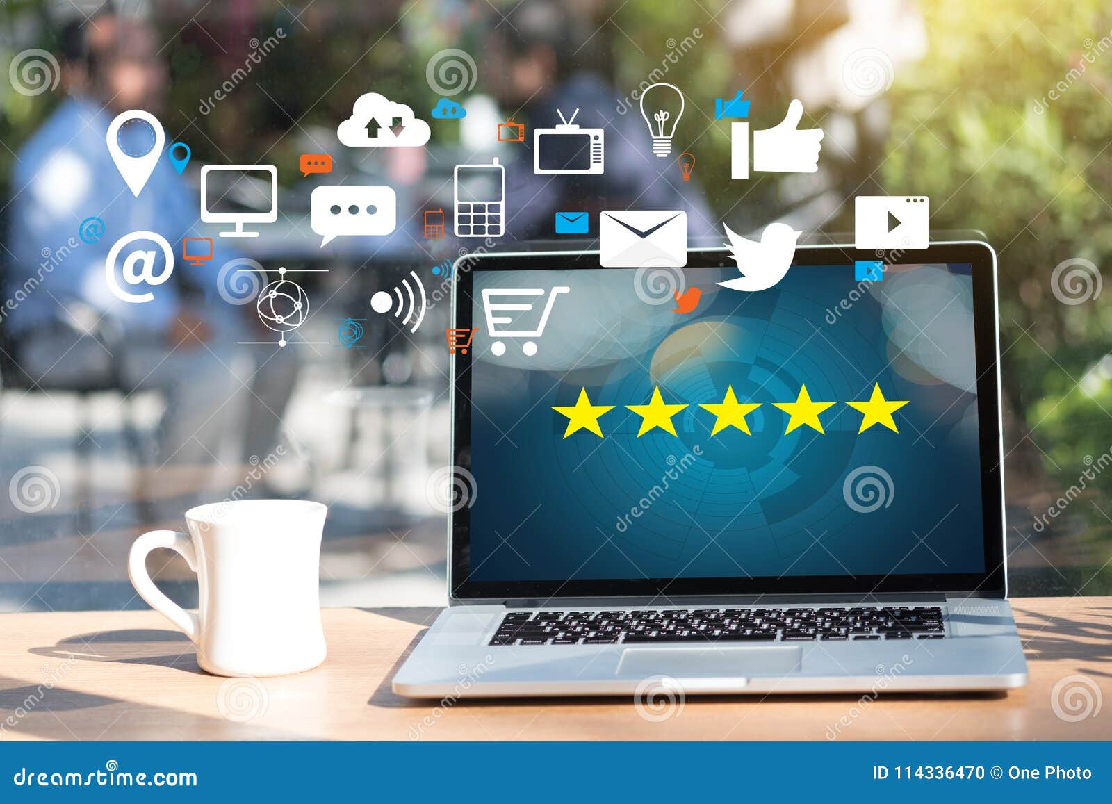 Networking Chat Communication Online Social Media Social Network Stock ...