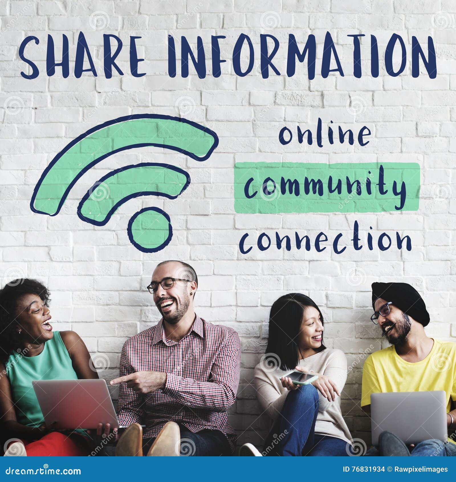 Networking Communication Connection Share Ideas Concept Stock Photo ...
