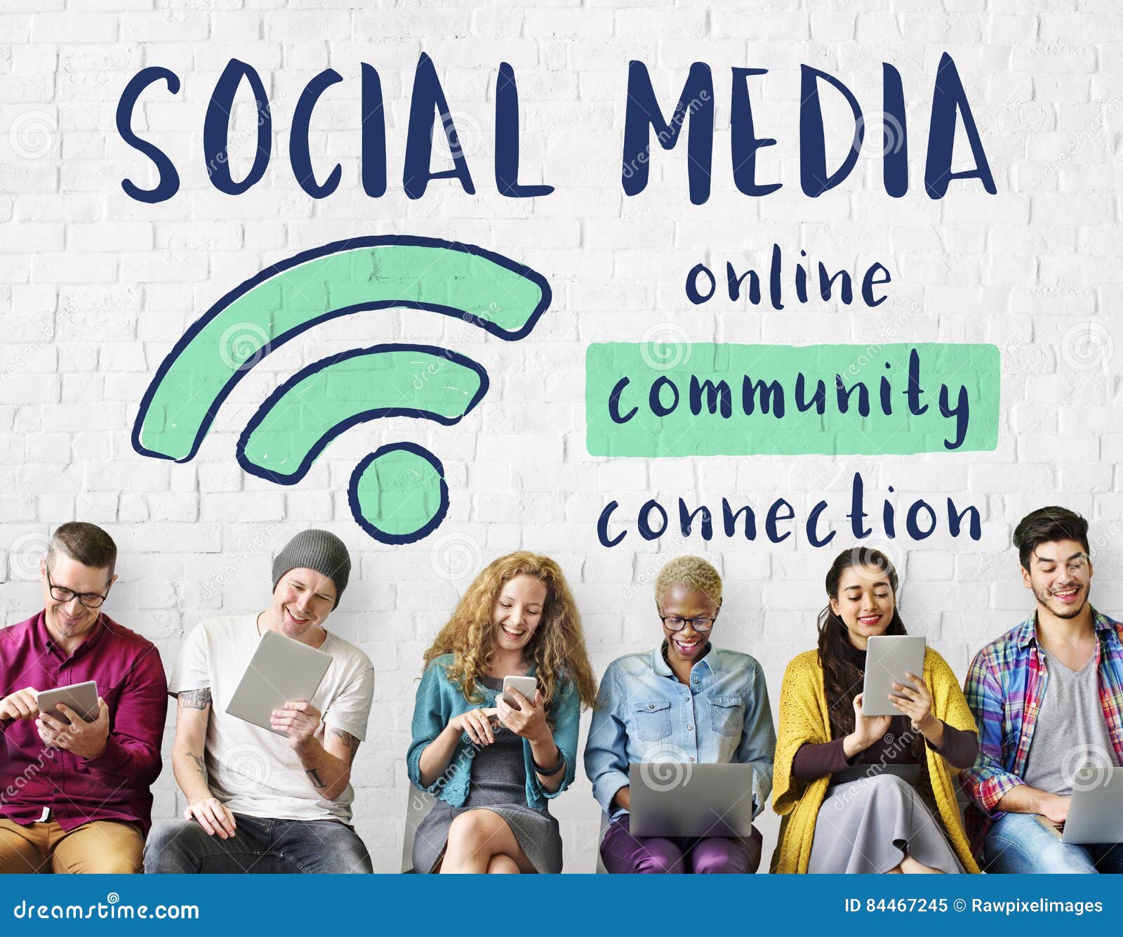 Networking Communication Connection Share Ideas Concept Stock Image ...