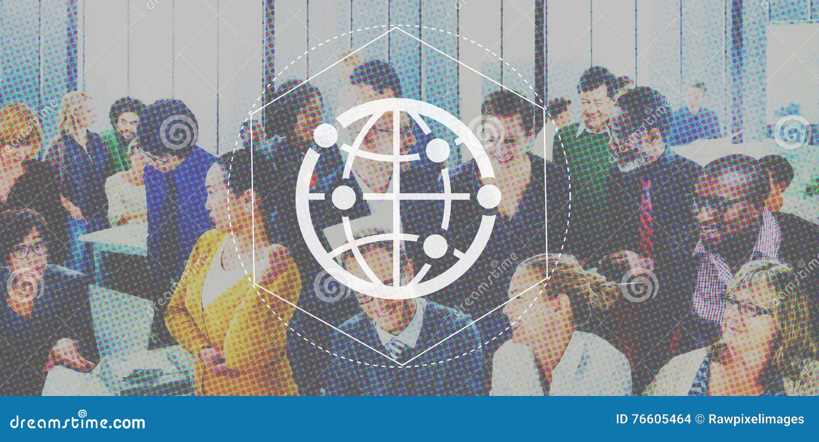 Networking Communication Interaction Net Graphic Concept Stock Photo ...