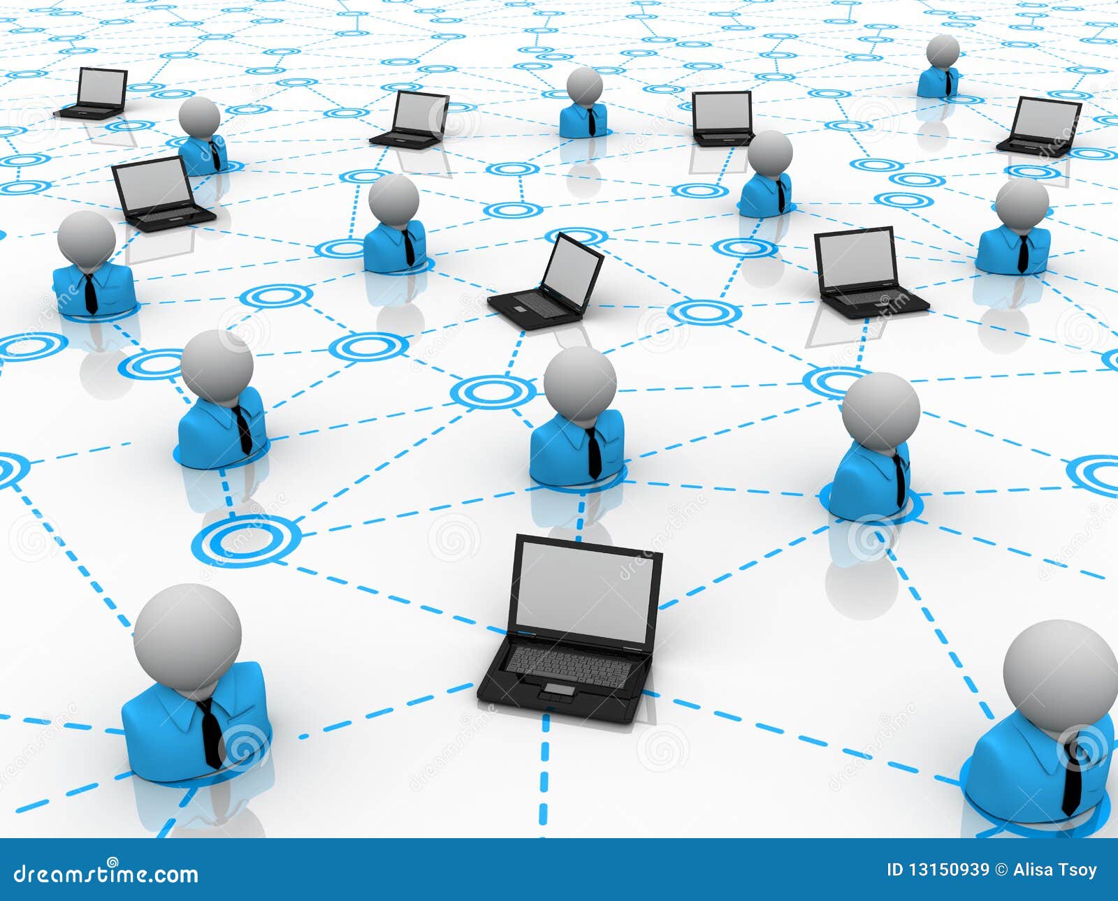 Networking concept stock illustration. Illustration of professional ...