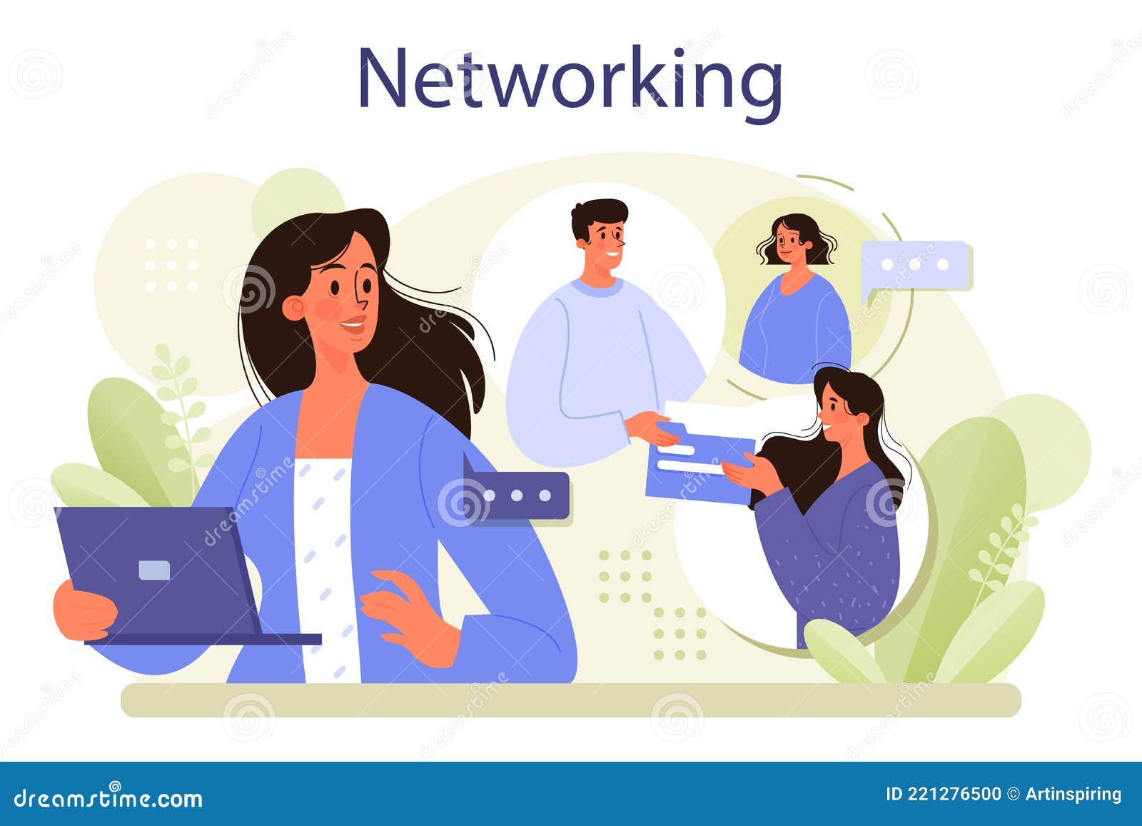 Networking Concept. Employees Collaboration, Establishment of ...