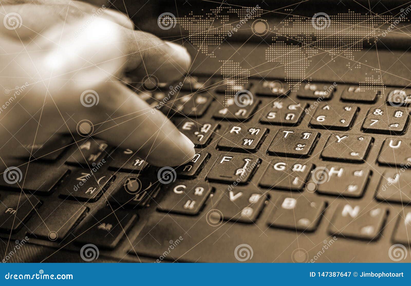 Networking and Connecting Concept Stock Image - Image of interface ...