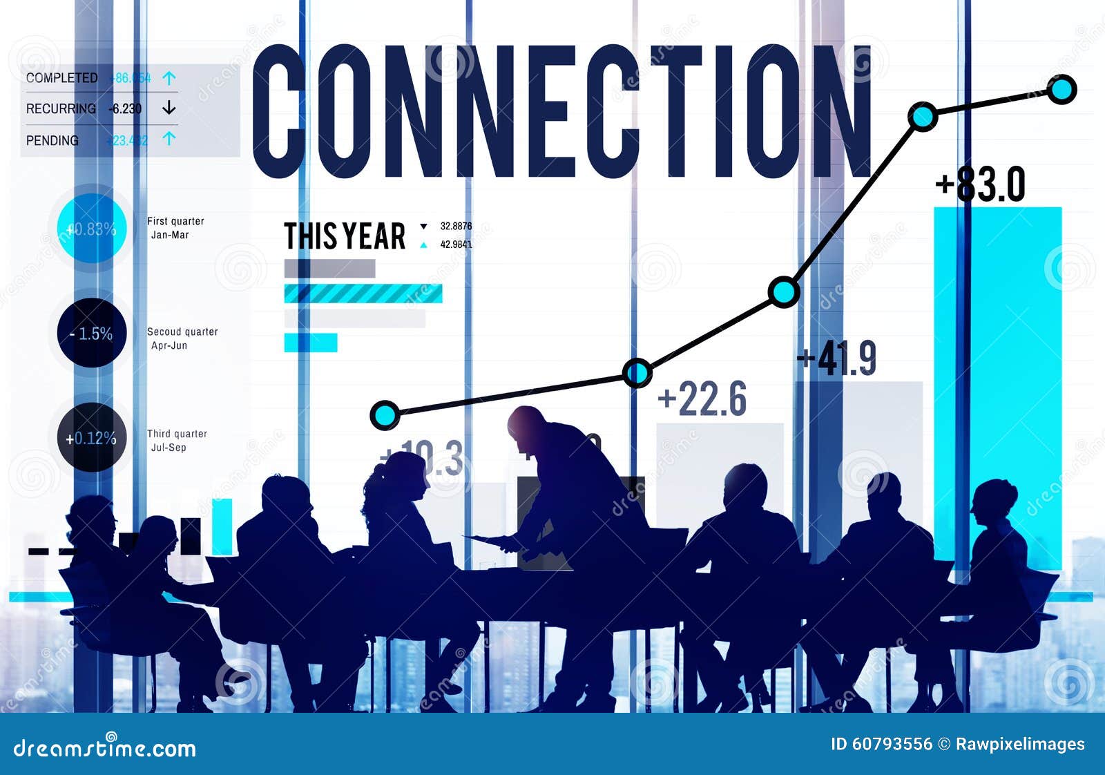 Networking Connection Global Communication Link Concept Stock Photo ...