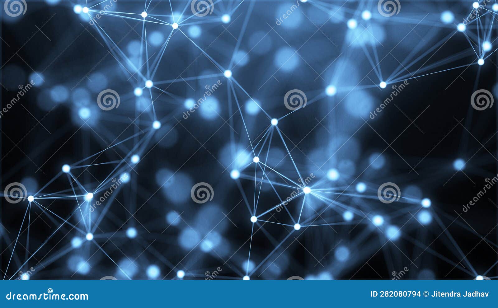 Networking and Connection Web Concept 3d Illustration Stock ...