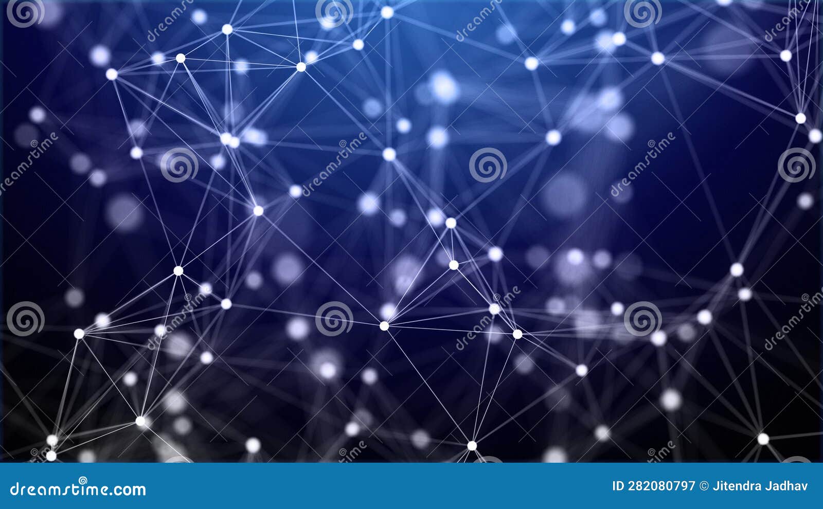Networking and Connection Web Concept 3d Illustration Stock ...
