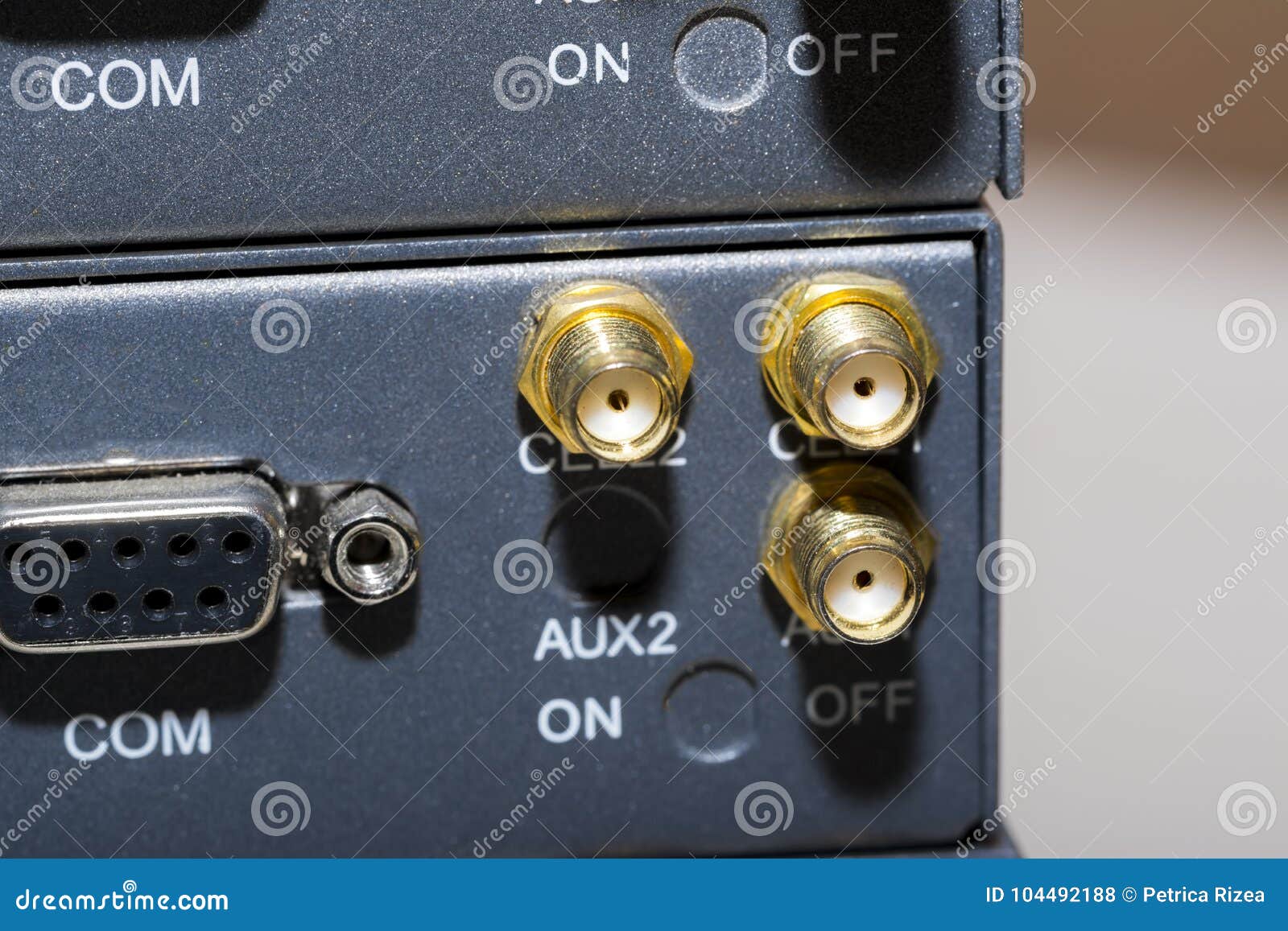 Networking Devices WAN, LAN, COM Stock Photo - Image of datacenter ...