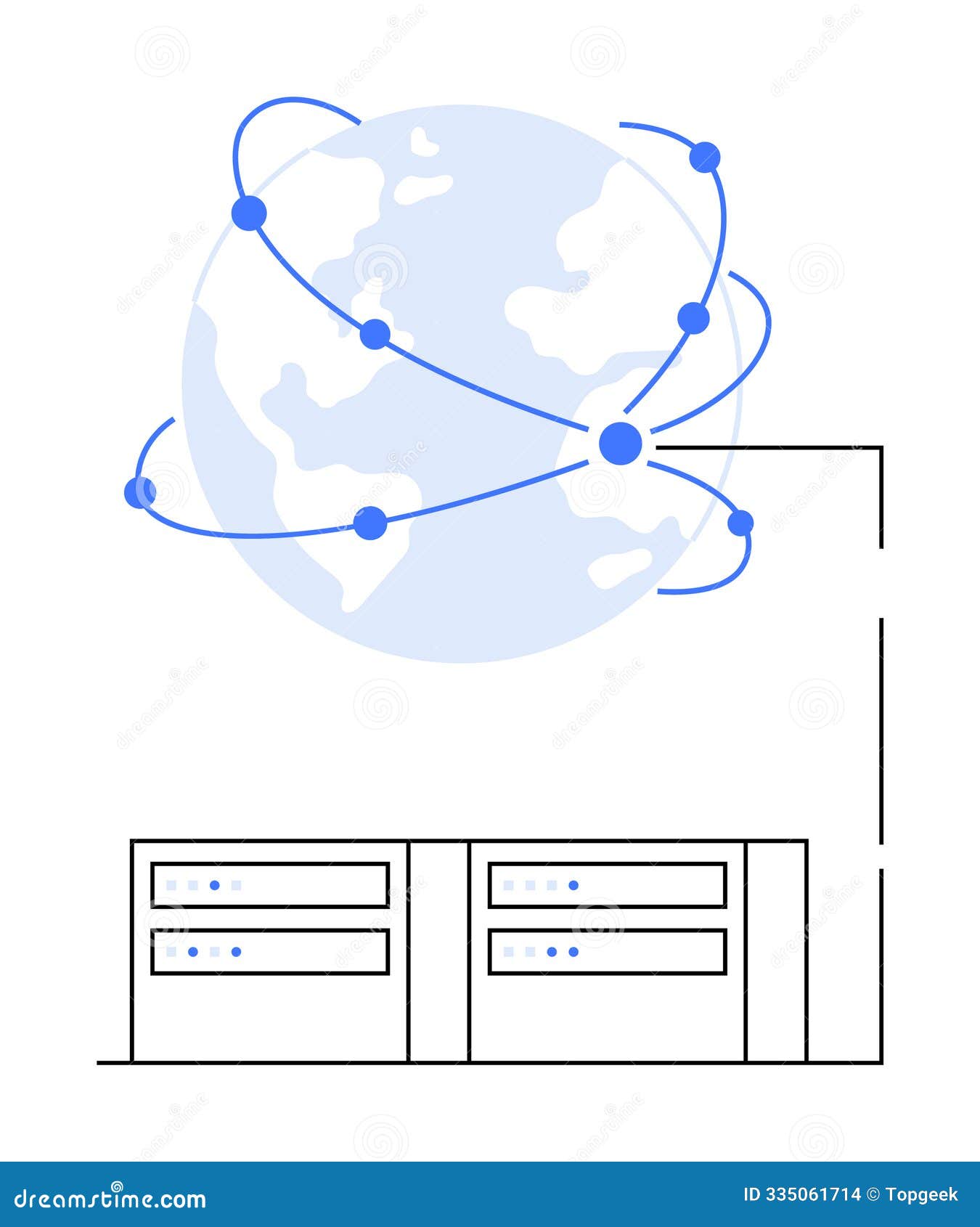 Networking and Global Data Servers with Earth and Connections for ...