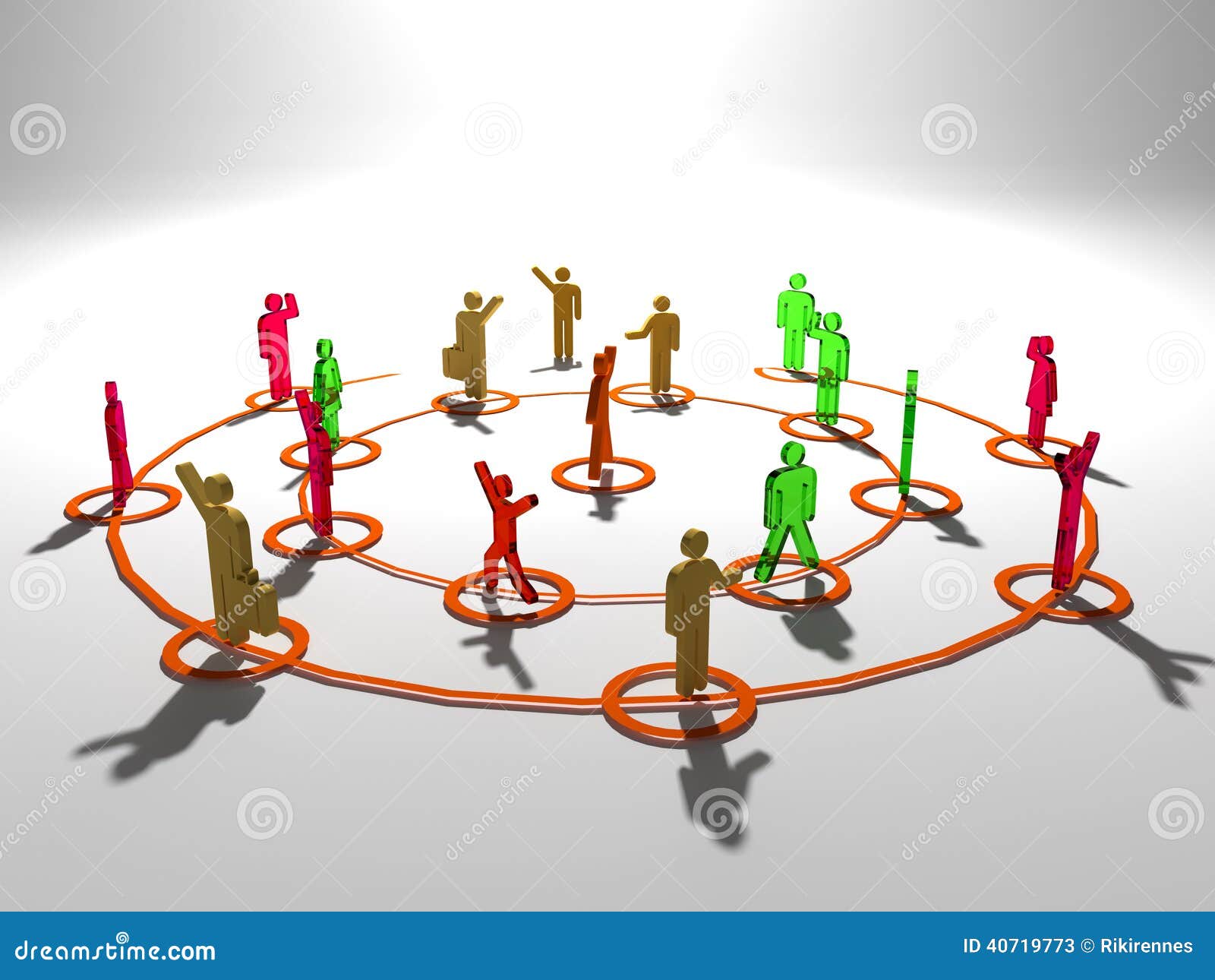 Networking stock illustration. Illustration of chat, network - 40719773