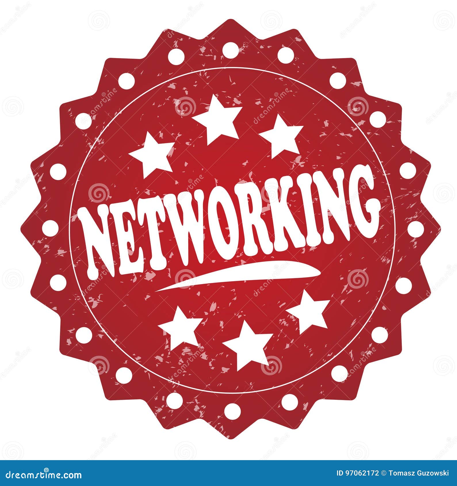 Networking Grunge Label, Sticker Stock Illustration - Illustration of ...