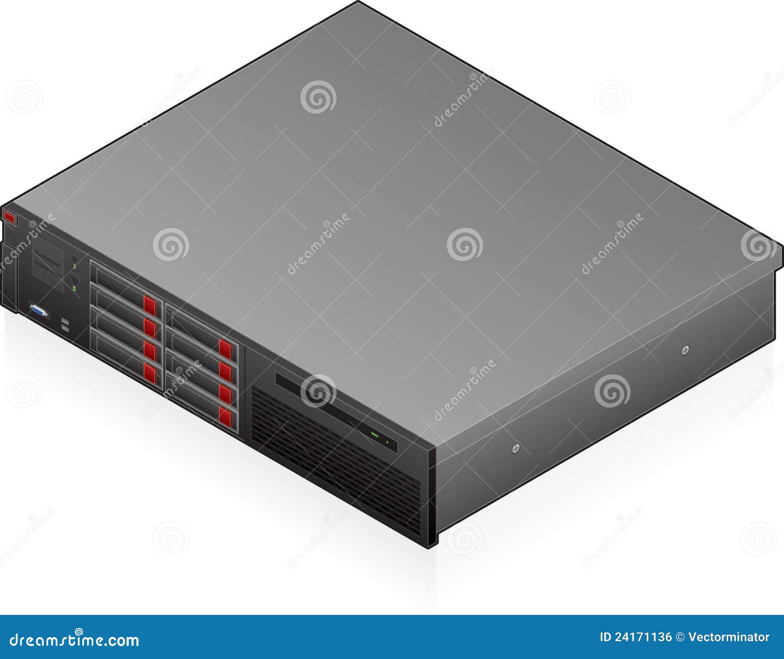 Networking hardware stock vector. Illustration of isometric - 24171136