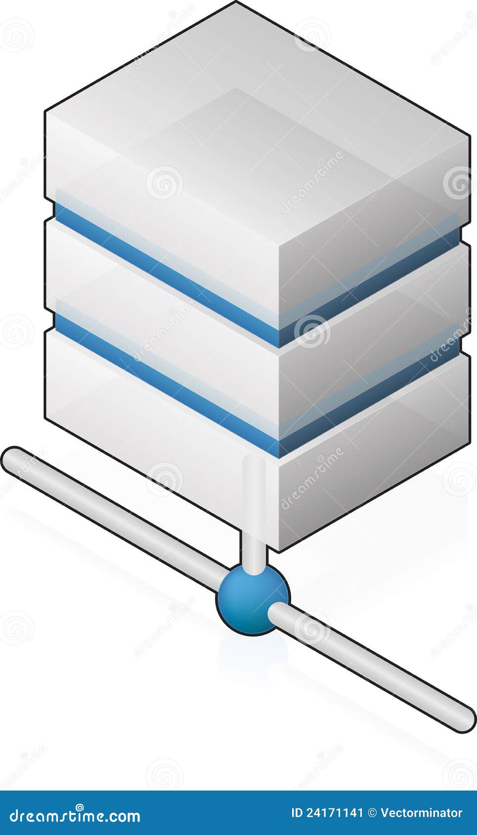 Networking hardware stock vector. Illustration of isometric - 24171141