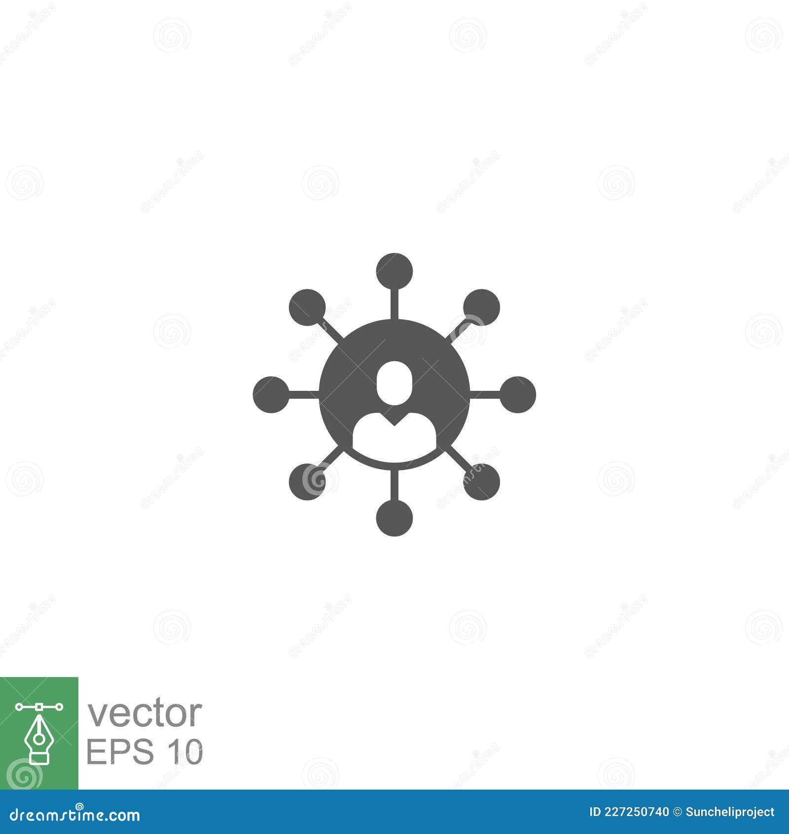 Networking Icon. Sharing Global Business Network Logo Structure Element ...