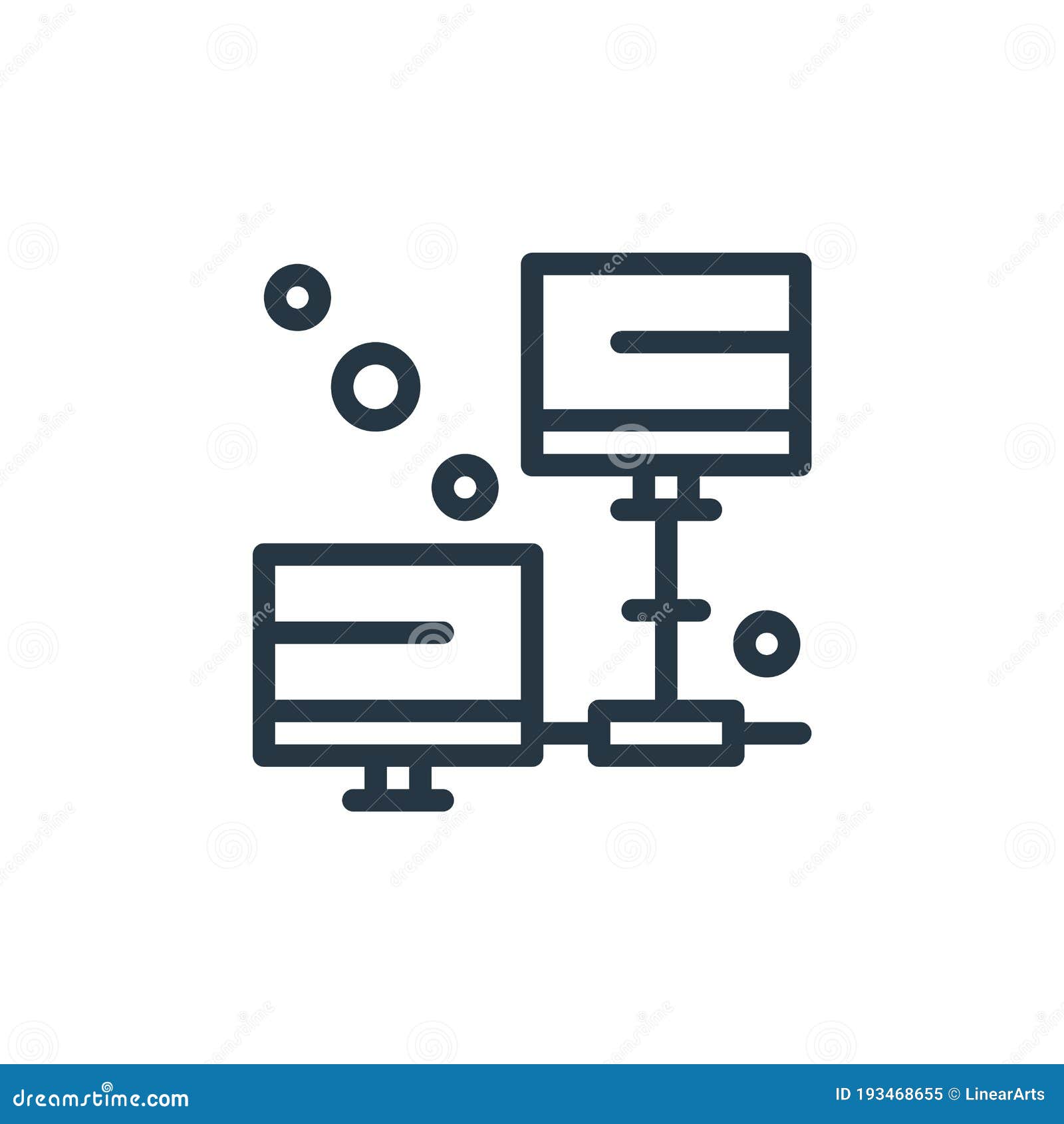 Networking Icon Vector From Hardware Network Concept. Thin Line ...