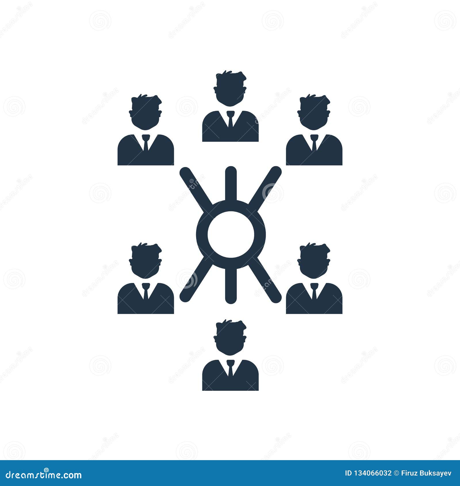 Networking Icon Vector Isolated on White Background, Networking Sign ...