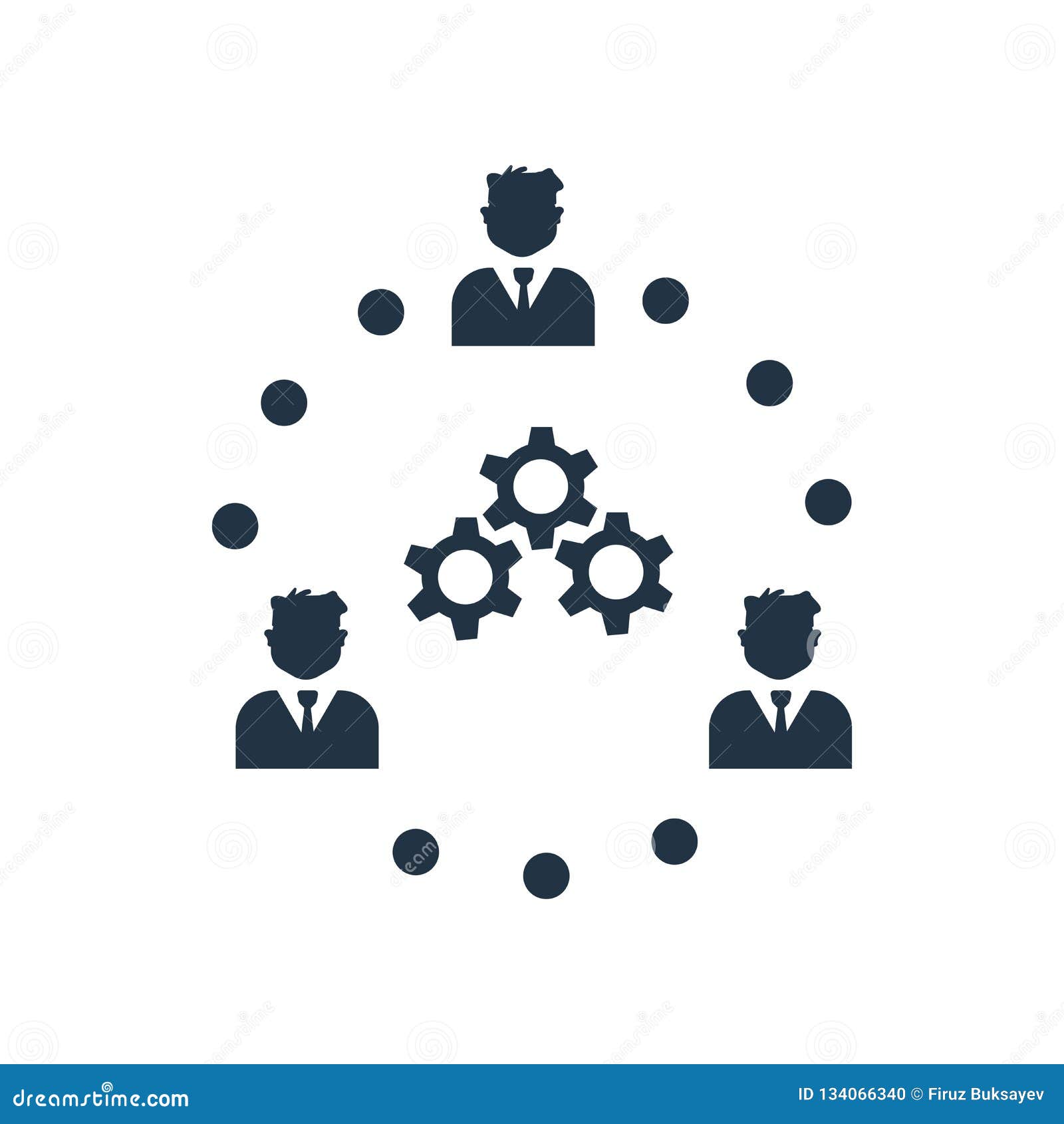 Networking Icon Vector Isolated on White Background, Networking Sign ...