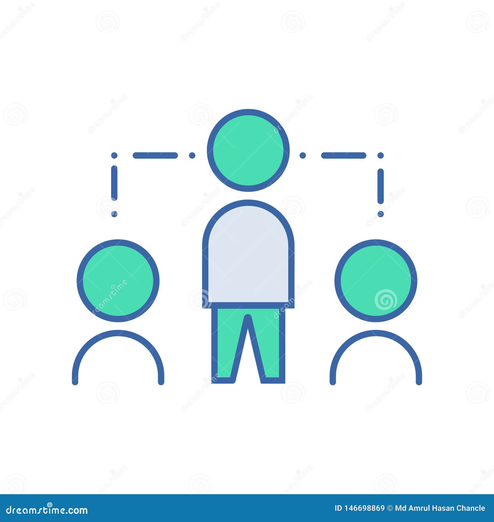Networking Icon. Vector Scheme and Diagram Symbol. Flat Networking Icon ...