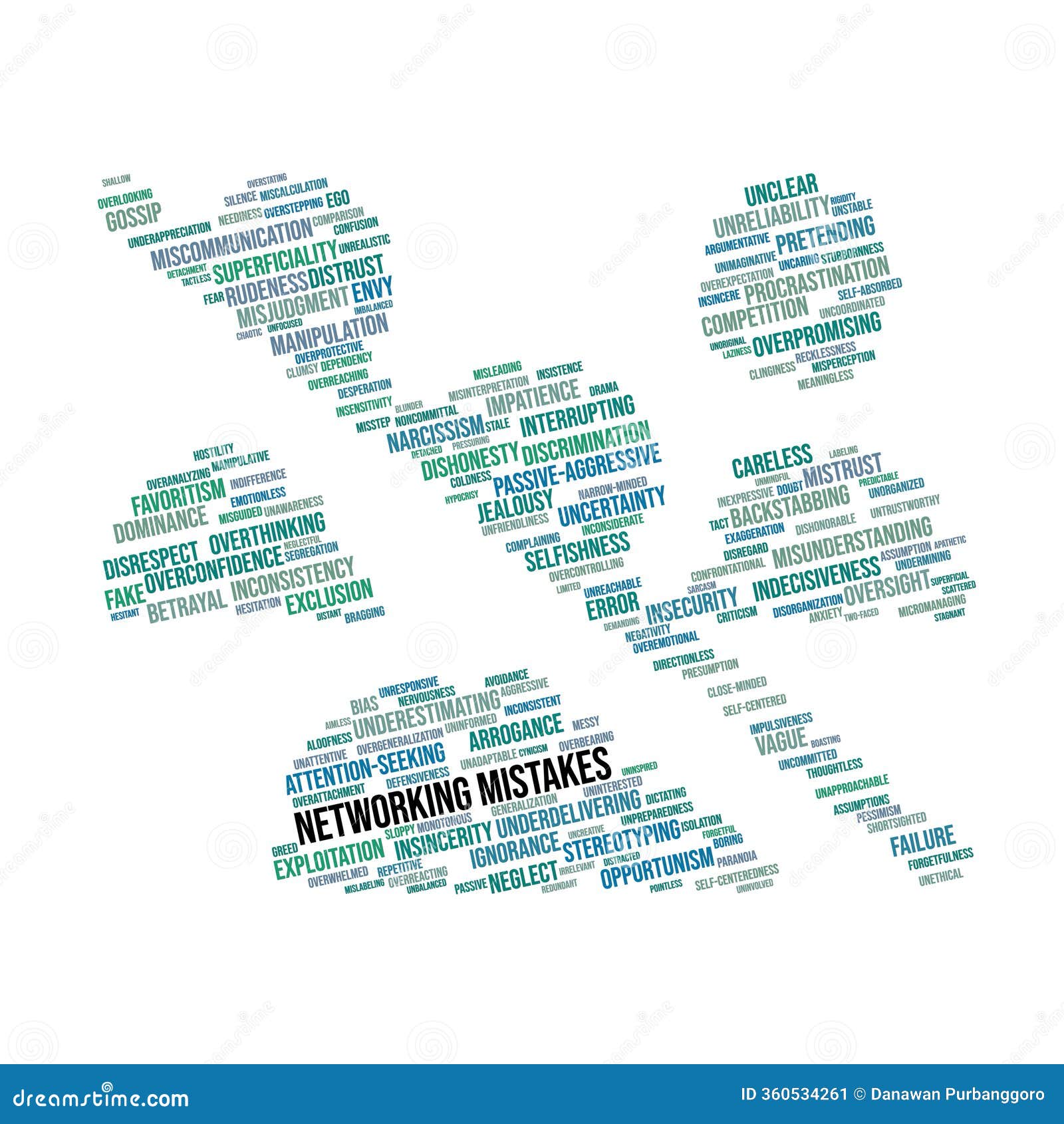 Misunderstanding Word Cloud Vector Illustration | CartoonDealer.com ...