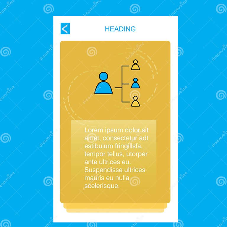 Networking Mobile Vertical Banner Design Design. Vector Stock Vector ...