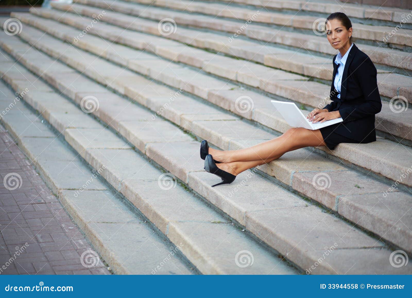 Networking outdoors stock photo. Image of networking - 33944558