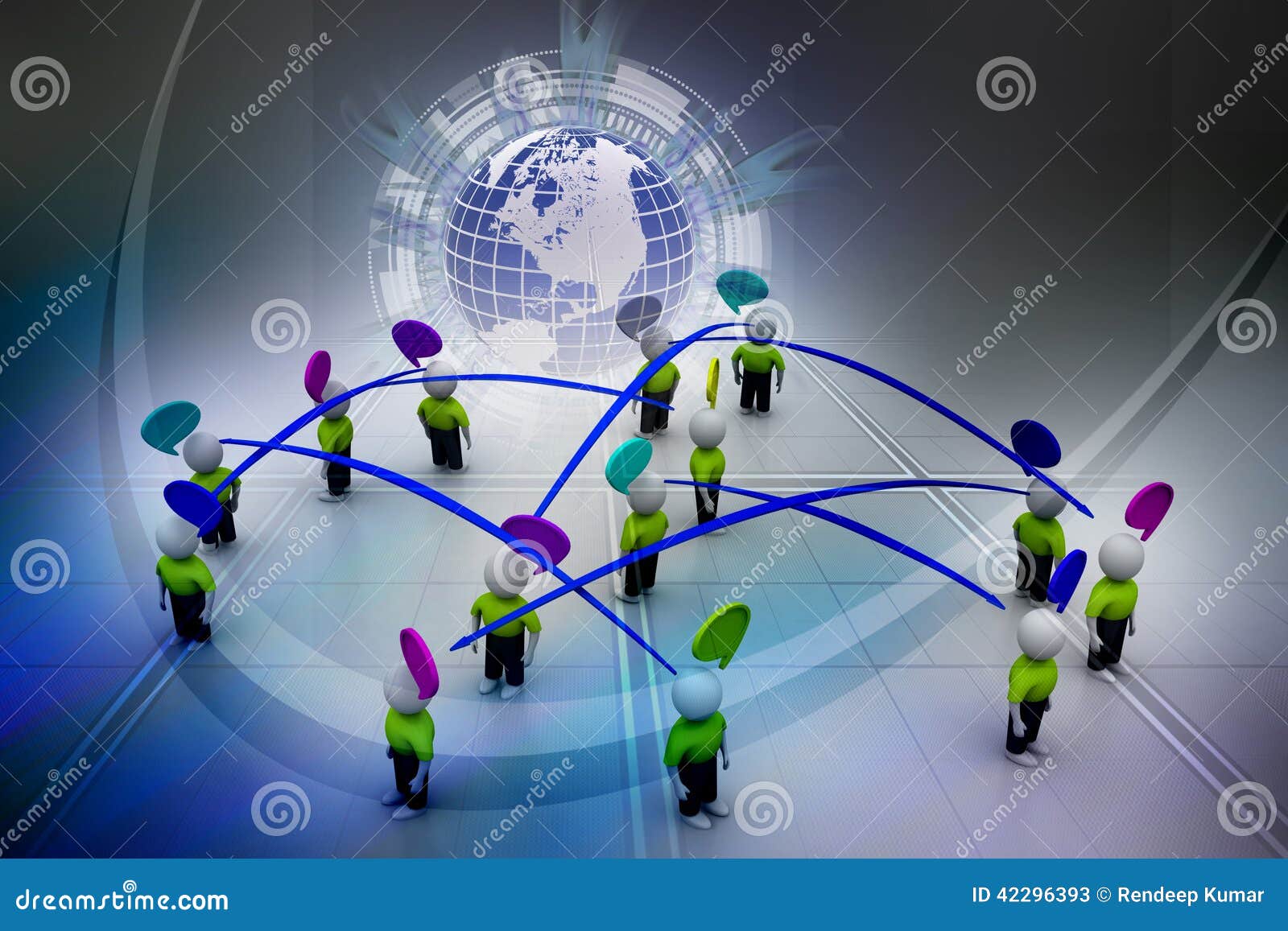 Networking people stock illustration. Illustration of leader - 42296393