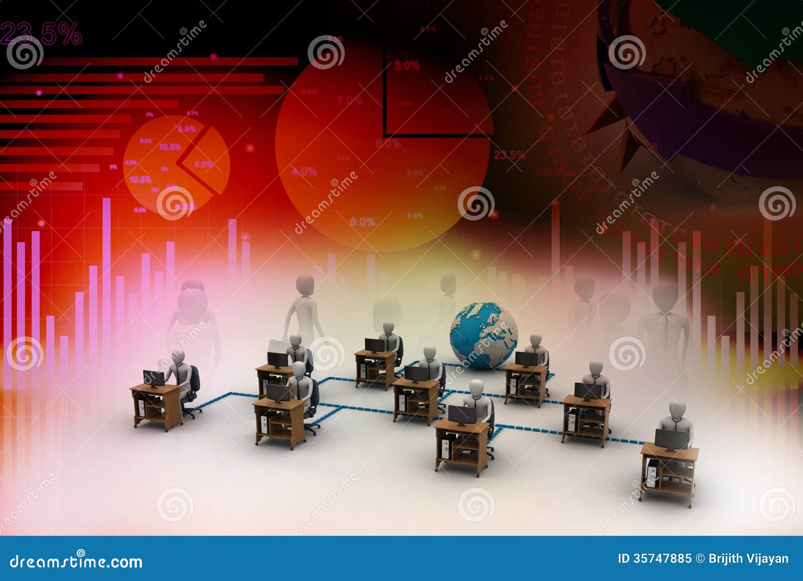Networking people stock illustration. Illustration of golden - 35747885
