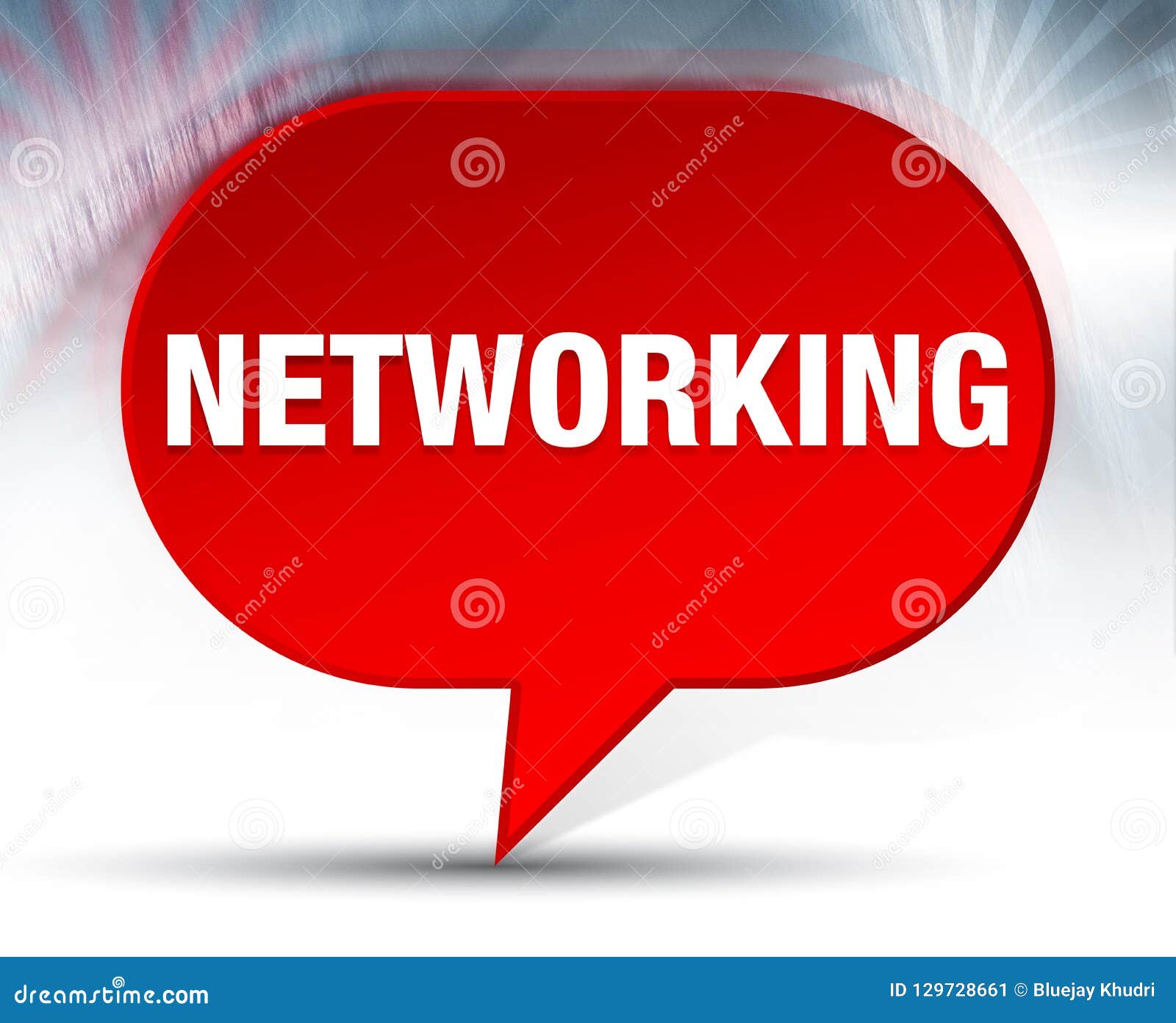 Networking Red Bubble Background Stock Illustration - Illustration of ...