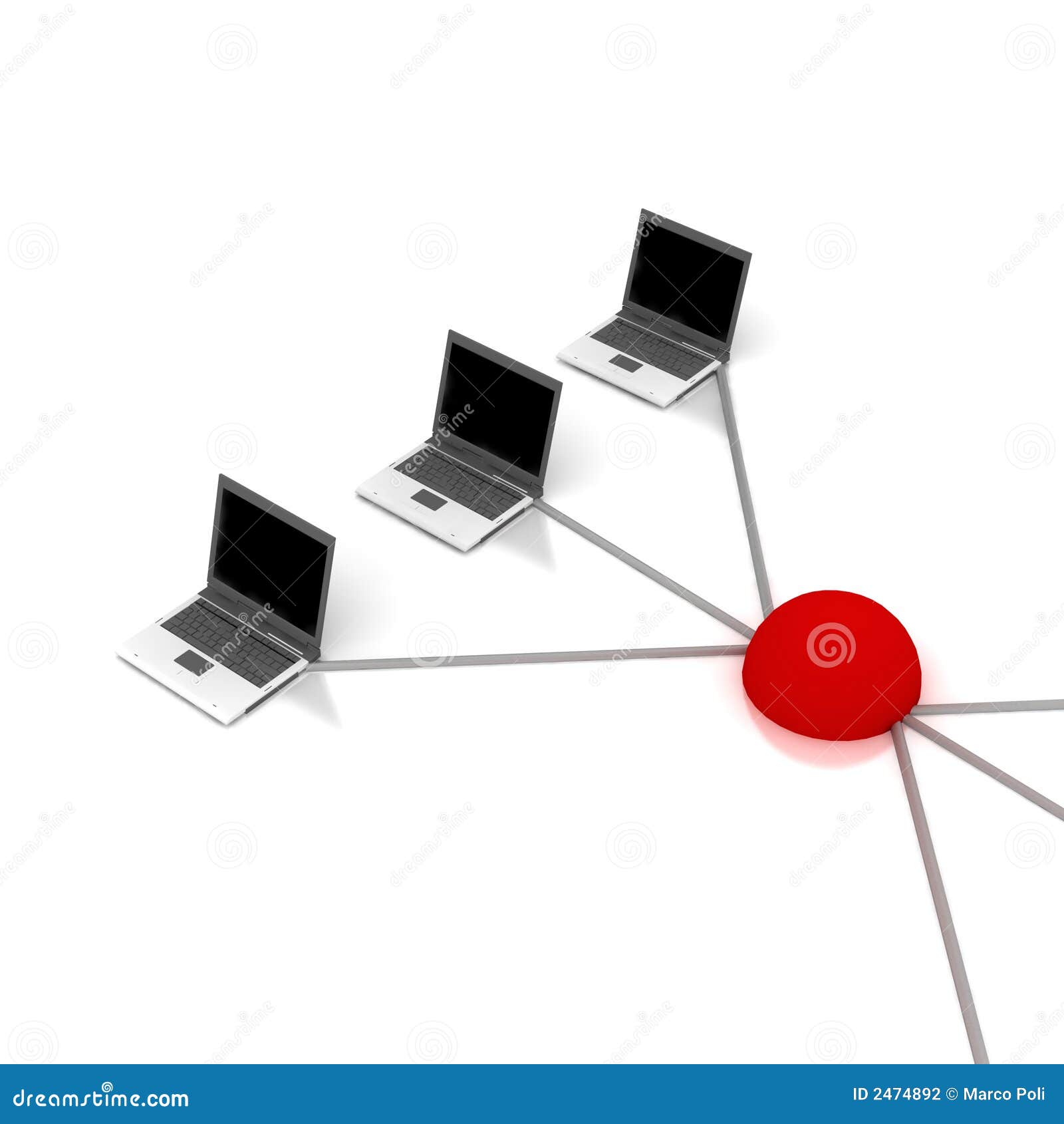 Networking schema stock illustration. Illustration of cable - 2474892