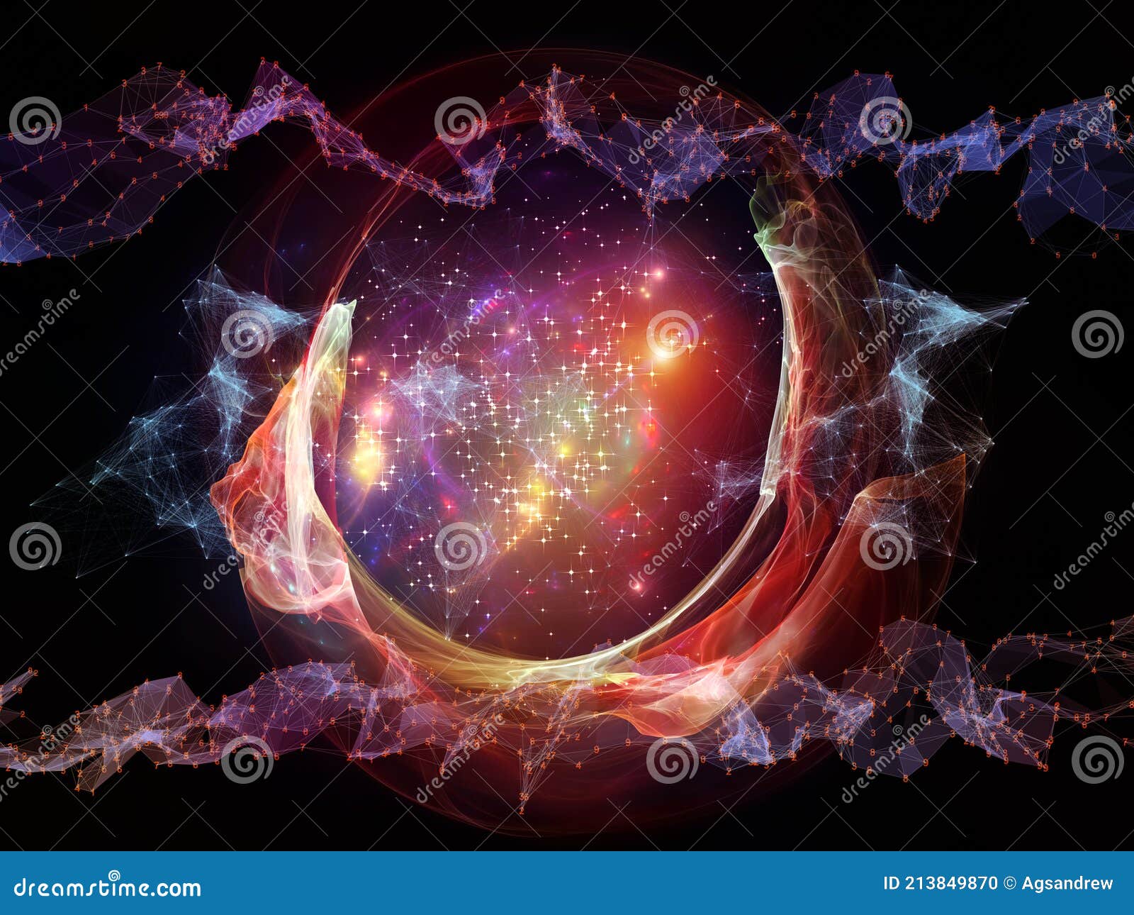 Networking Space stock illustration. Illustration of shine - 213849870