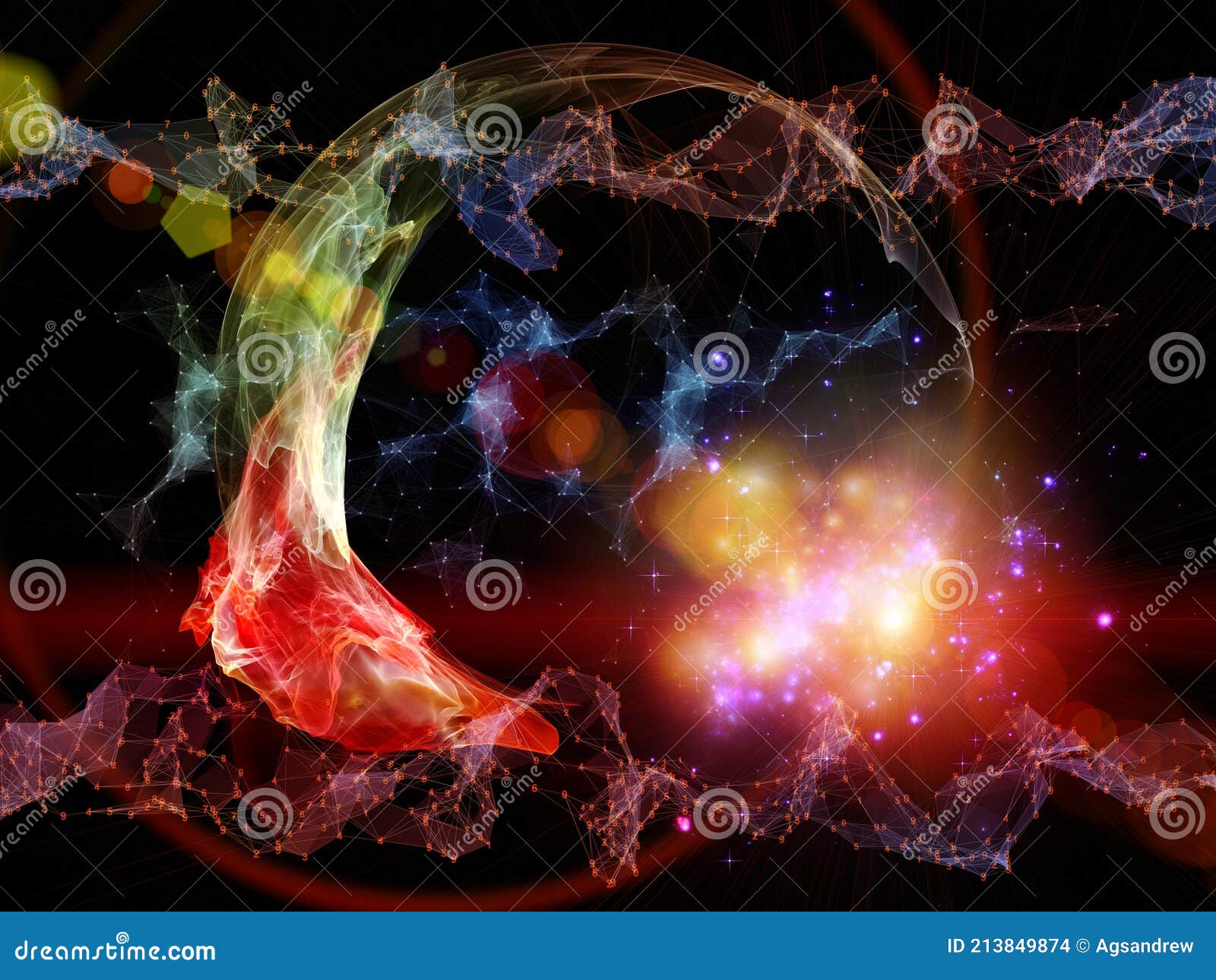 Networking Space stock illustration. Illustration of telecommunications ...