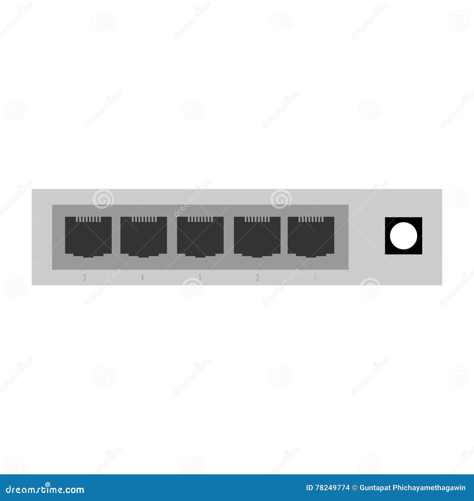 Networking Switch Image To Be Used in Web Applications, M Stock Vector ...