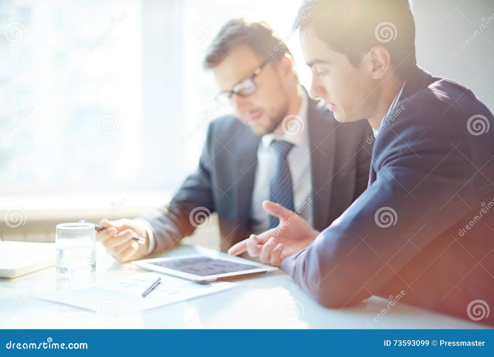 Networking in team stock image. Image of data, touchpad - 73593099