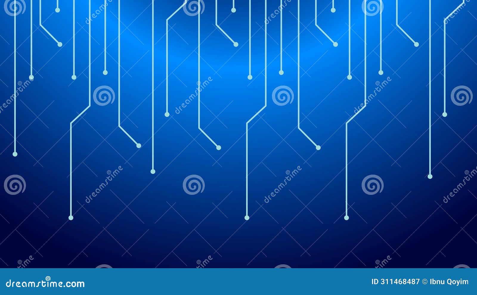 Networking Technology Blue Backgrounds Vector Stock Vector ...