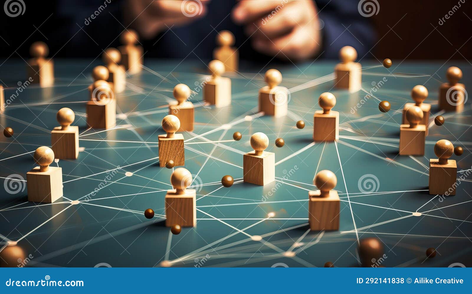 Networking and Technology Concept. Businessman Working with New Modern ...