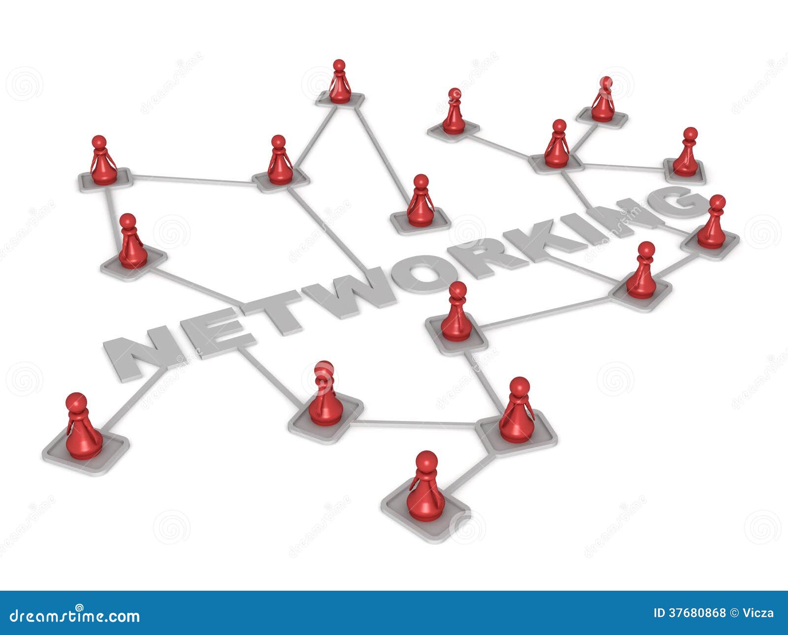 Networking text stock illustration. Illustration of connection - 37680868