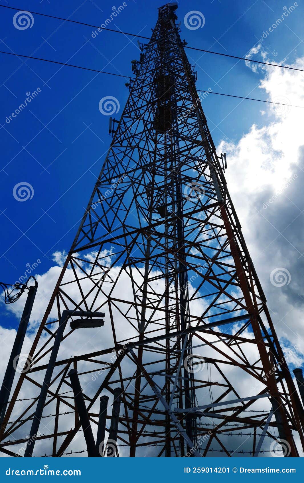 Networking tower stock image. Image of networking, provider - 259014201