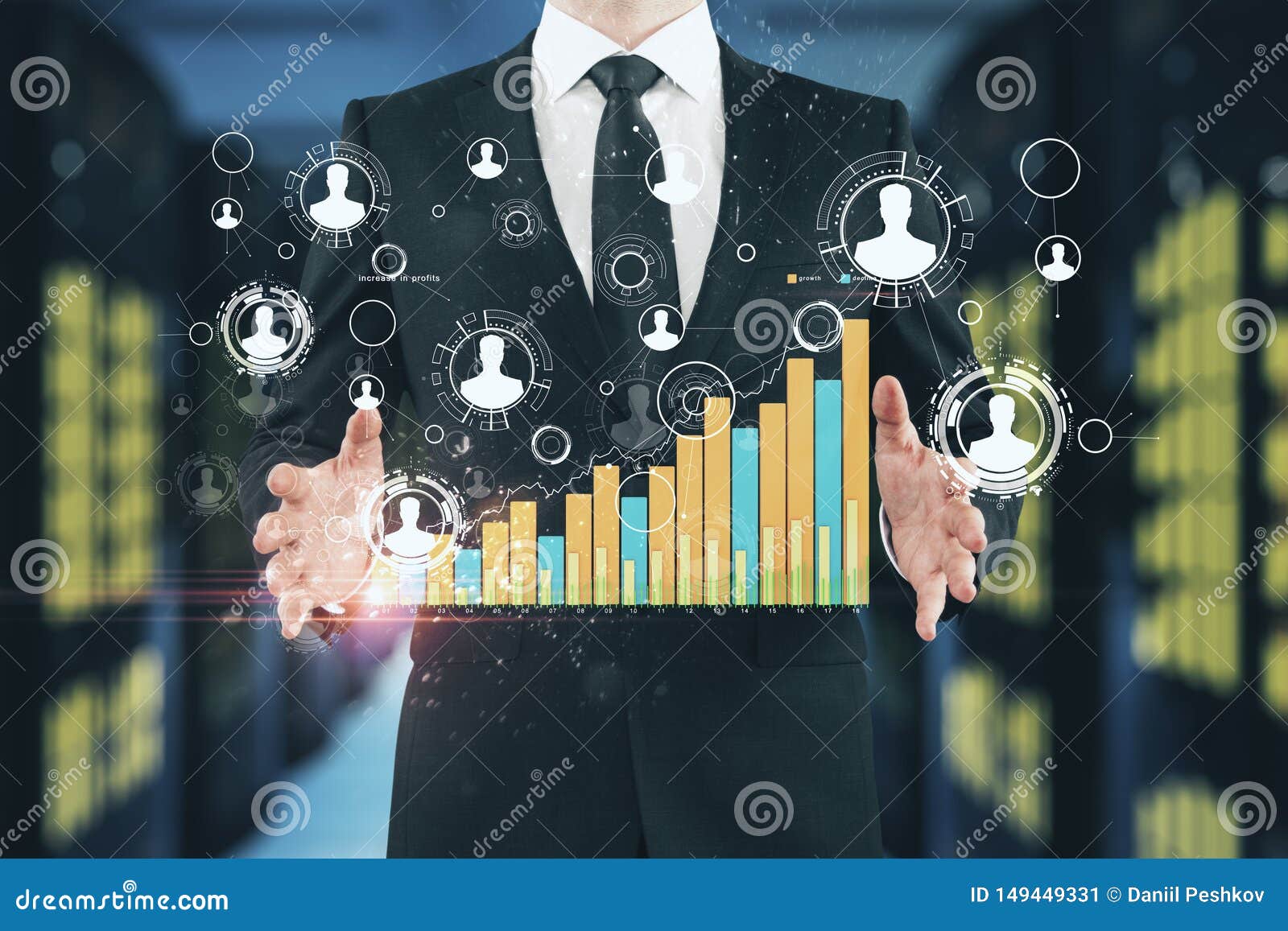 Networking and Trade Concept Stock Image - Image of inside, businessman ...