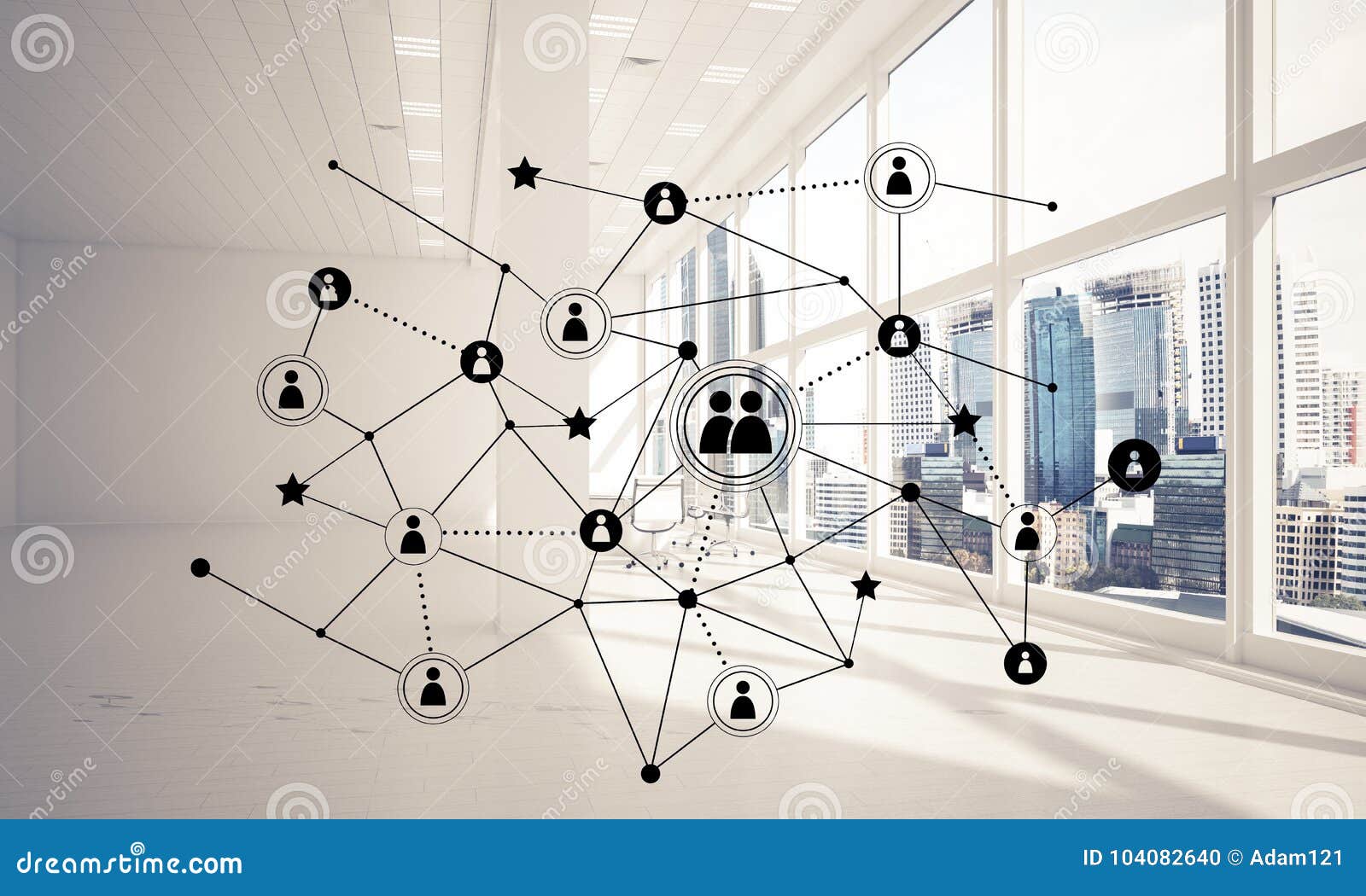 Networking and Wireless Connection As Concept for Effective Mode Stock ...