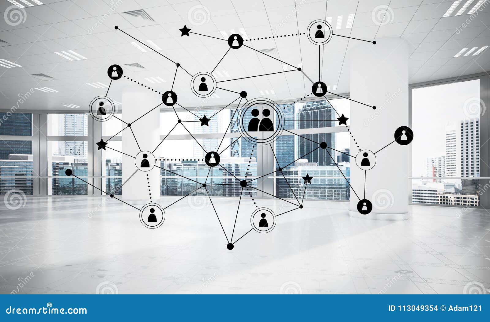 Networking and Wireless Connection As Concept for Effective Mode Stock ...