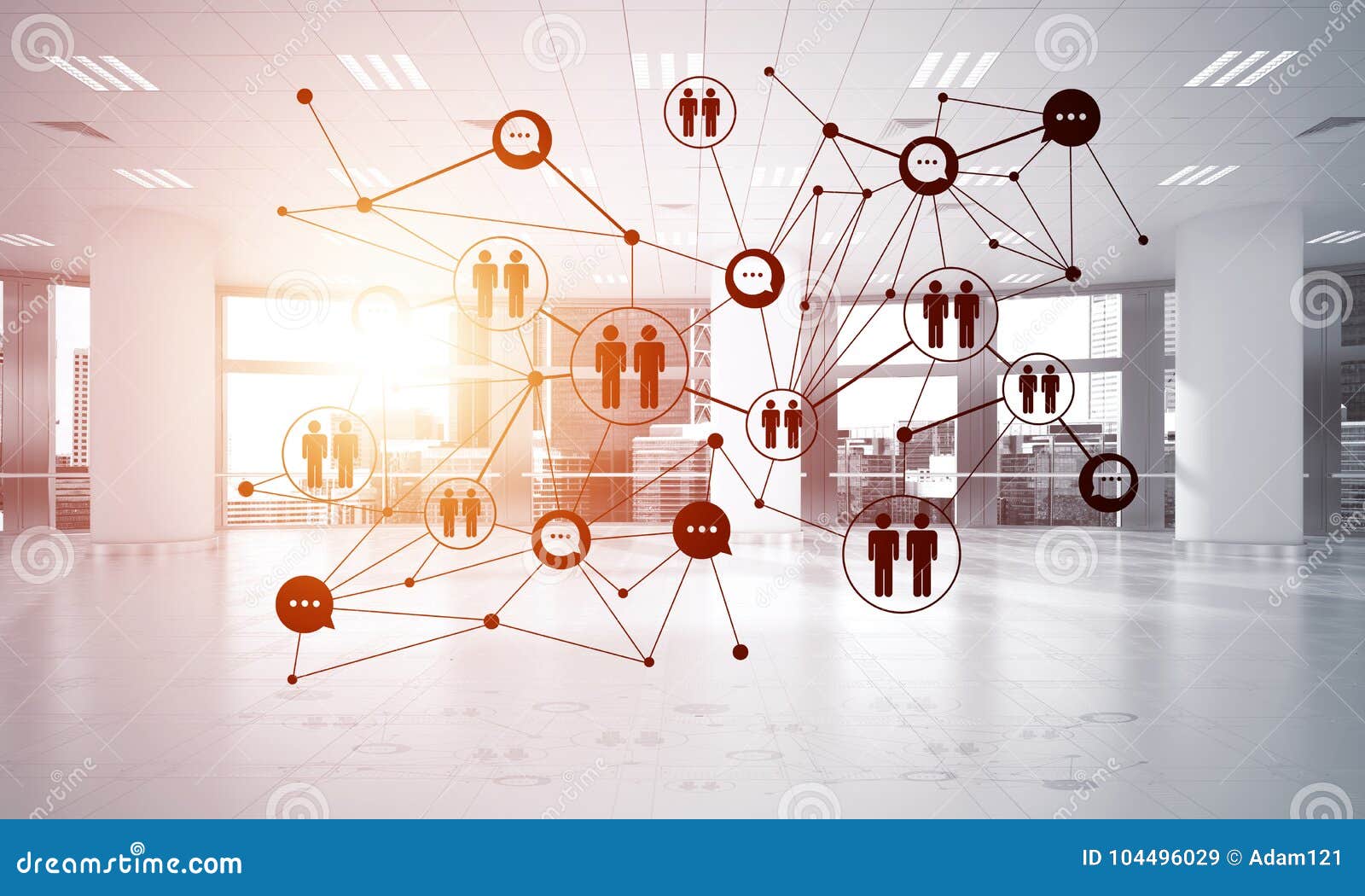 Networking and Wireless Connection As Concept for Effective Modern ...