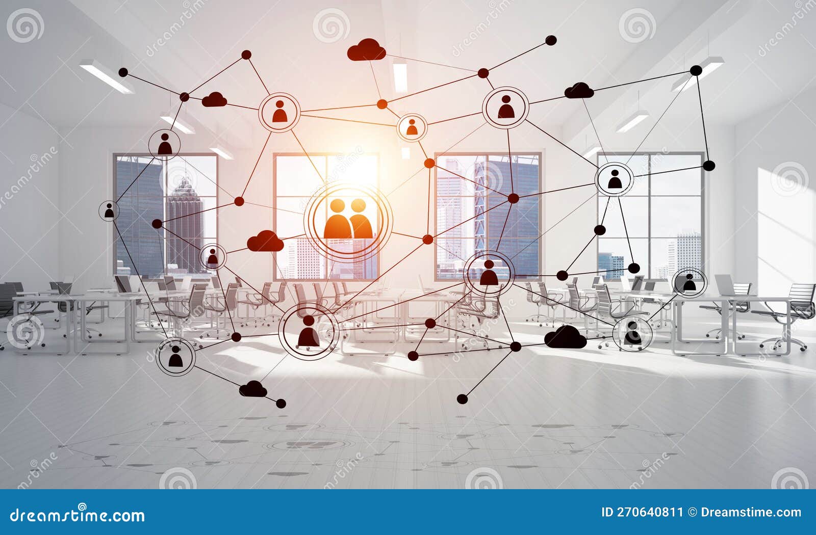 Networking and Wireless Connection As Concept for Effective Modern ...
