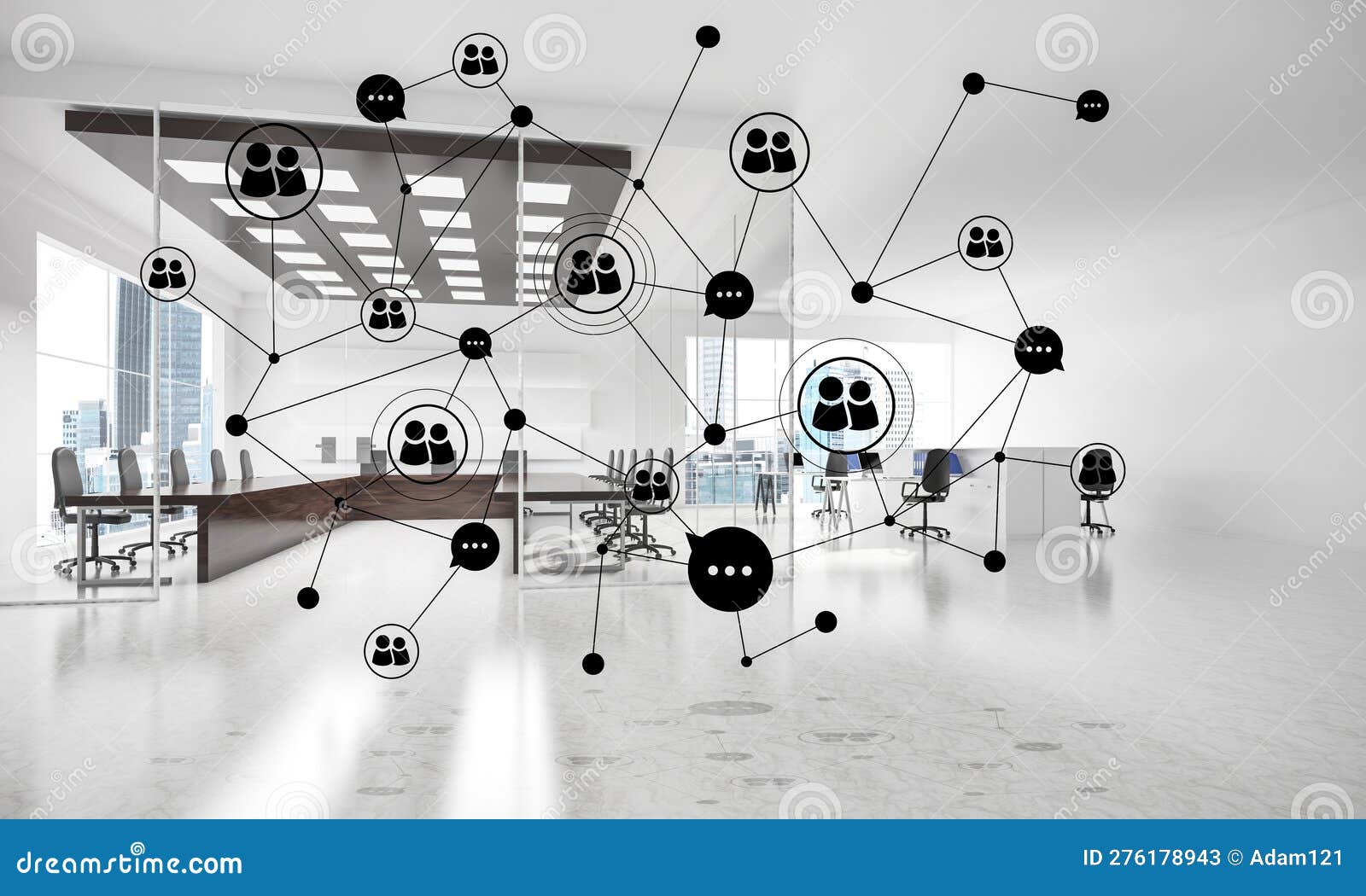 Networking and Wireless Connection As Concept for Effective Modern ...