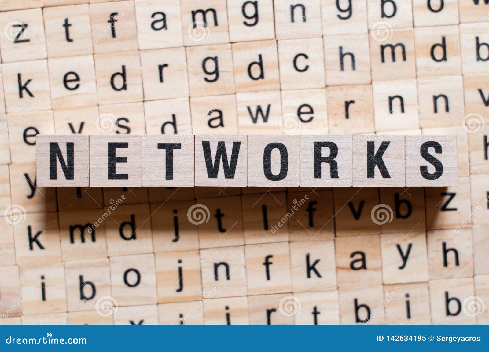 Networks word concept stock image. Image of line, entertainment - 142634195