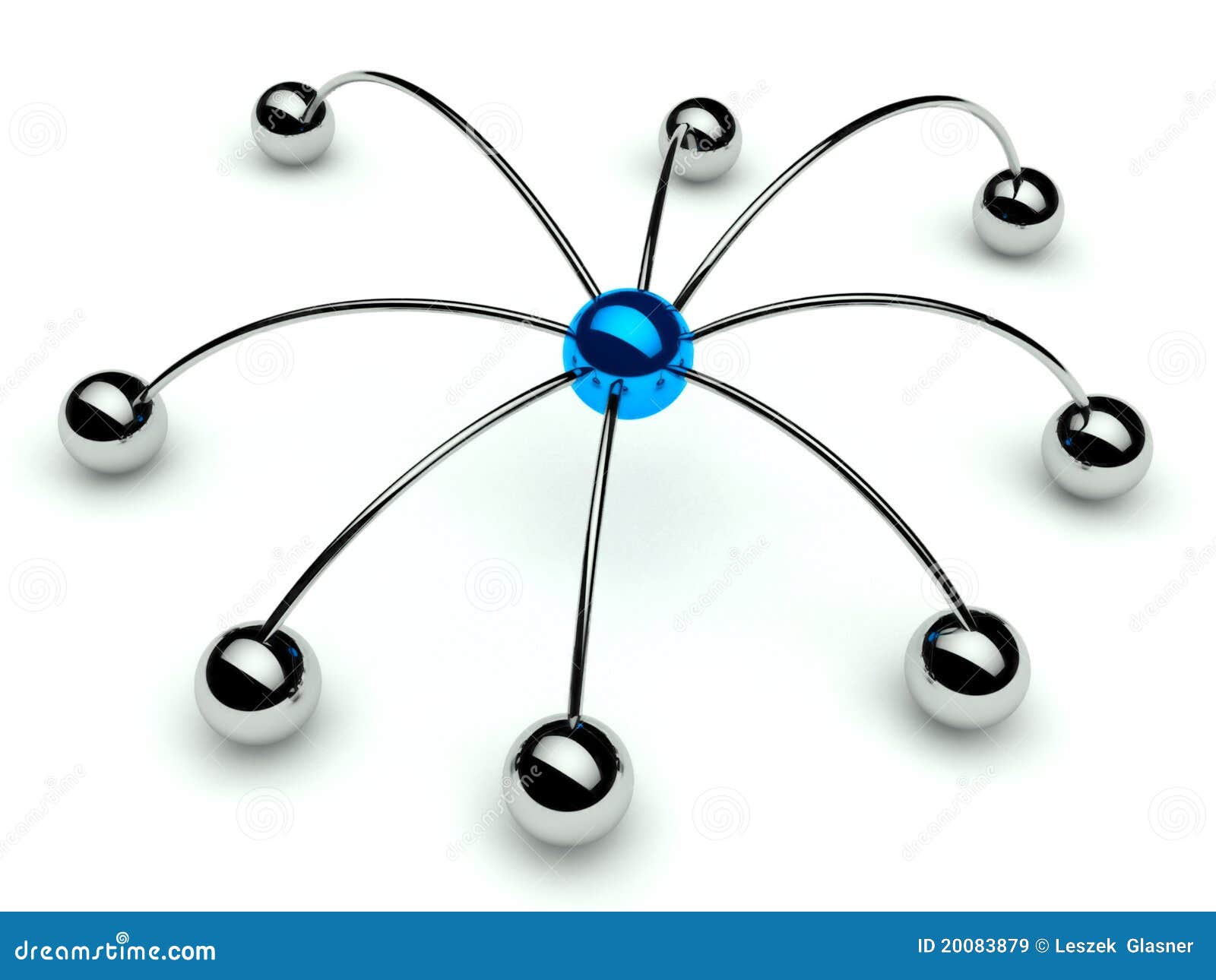 Netwrok Spider, Communication and Hierarchy Stock Illustration ...