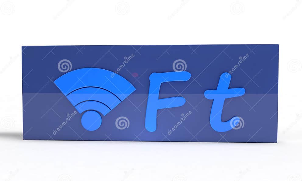 Netz symbole, 3d stock abbildung. Illustration von zeichen - 98288032