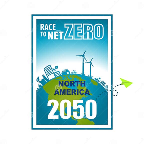 Race To Net Zero 2050 North America Greenhouse Gas Emission Target ...